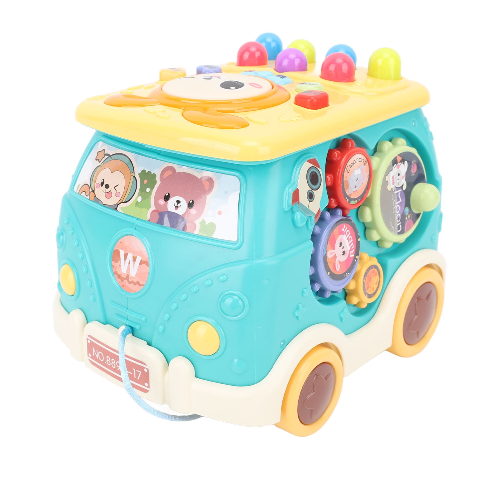 Baby Bus Toy Hit Mole Maze Game Gear Transmission Preschool Educational ...