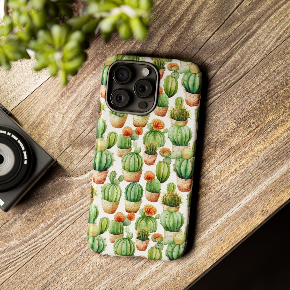 Baby Cactus Green Plant Phone Case for iPhone 11-17 Pro Max Compatible ...