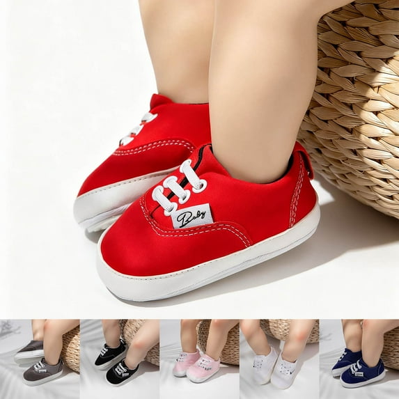 Baby Candy Colours Shoes Kids First Walking Shoes Non-Slip Infant Sock ...