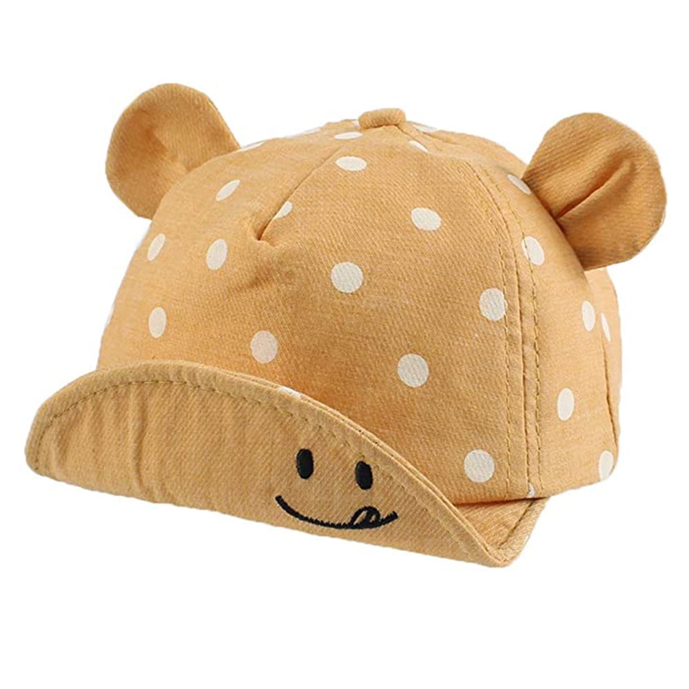 Baby Cap Infant Kids Sun Hat Cute Cartoon Caps Spring Summer Dot spring ...