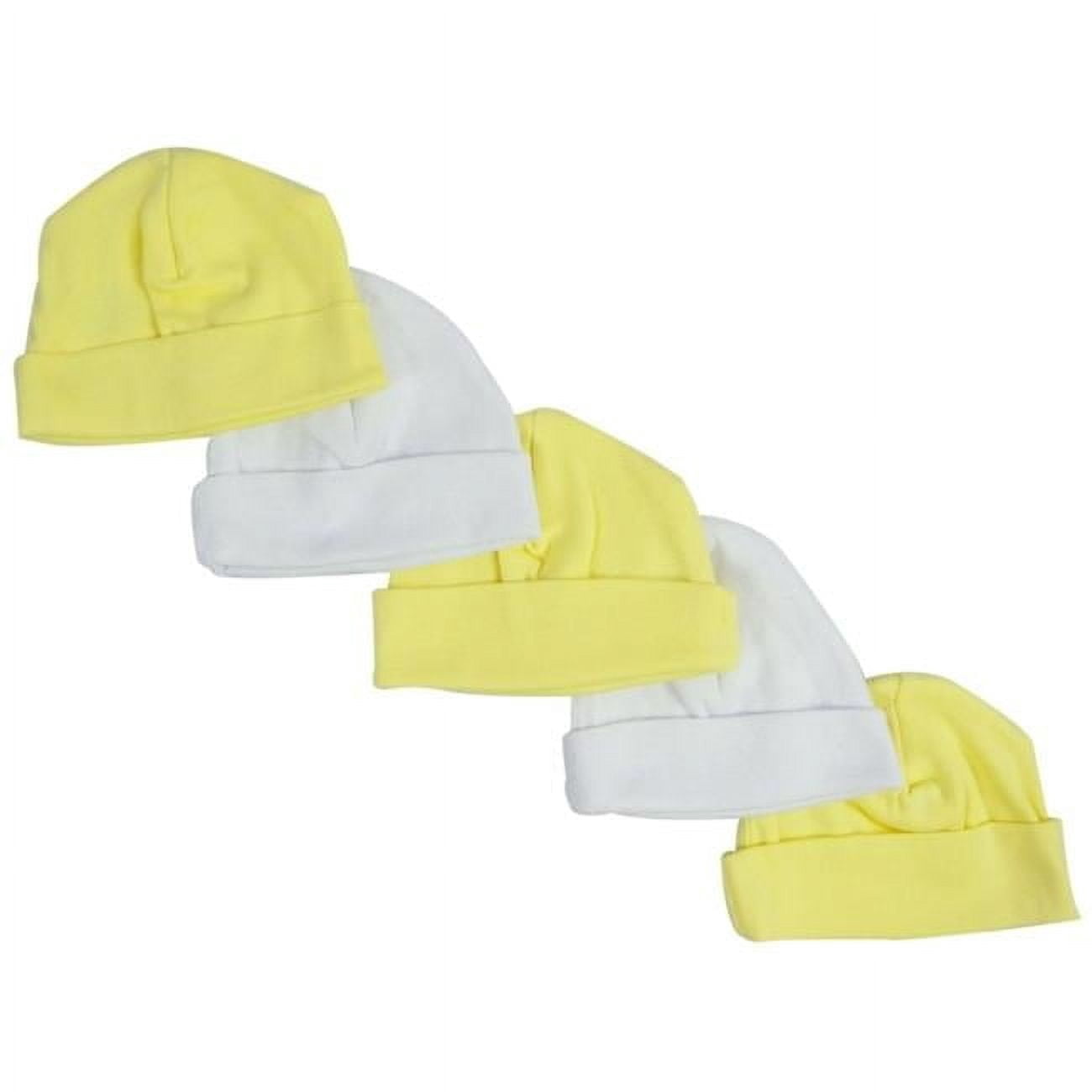 Baby Caps, Yellow & White - Pack of 5 - Walmart.com