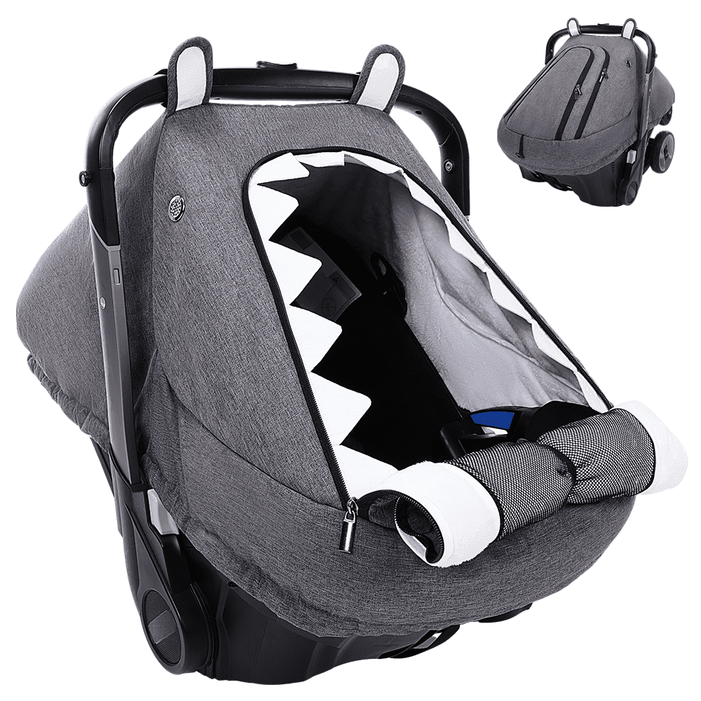 Baby Car Seat Cover, Novashion Cold Shield Carseat Canopy for Infant ...