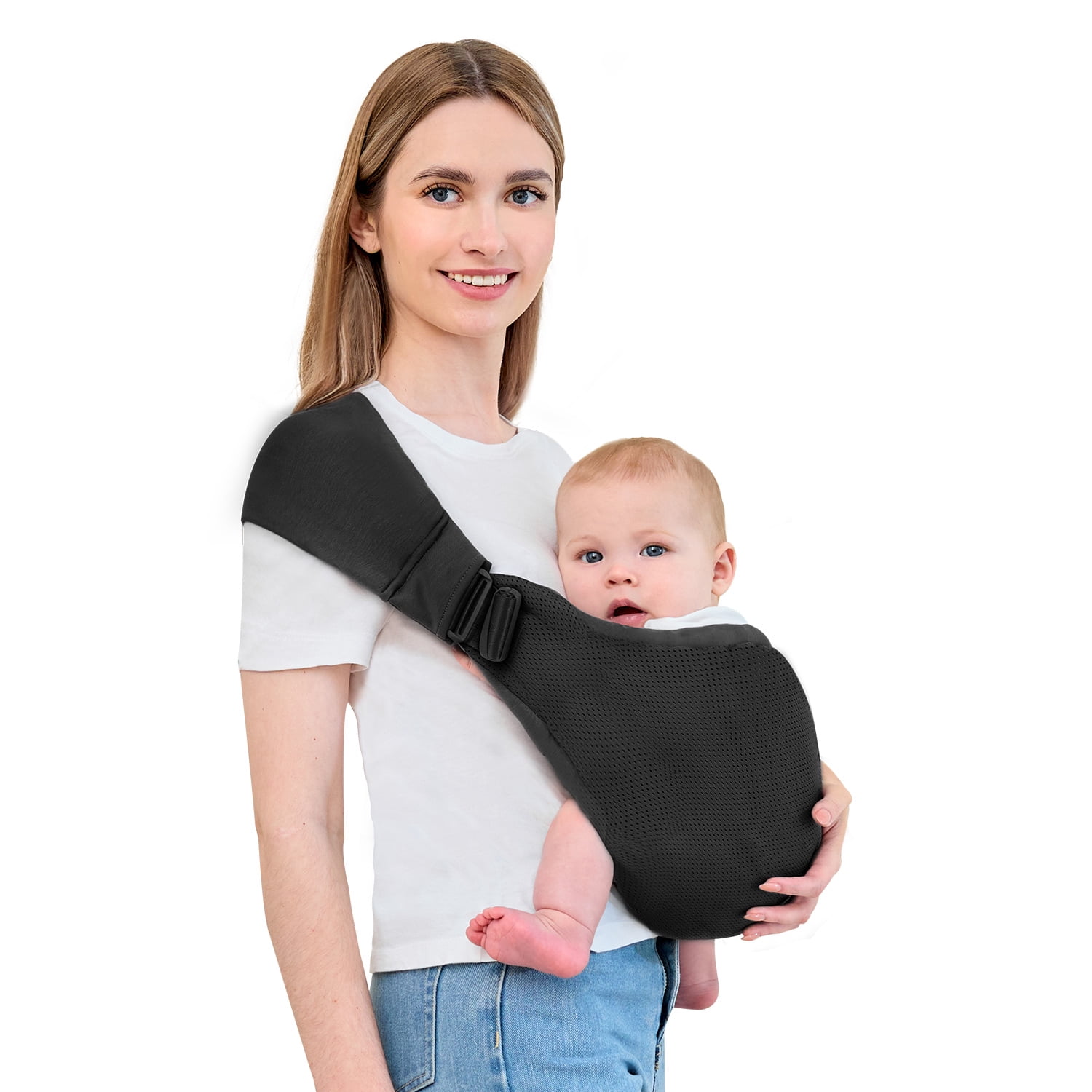 Baby Carrier Newborn to Toddler - 2-in-1 Baby Wrap & Baby Carrier - Pre ...