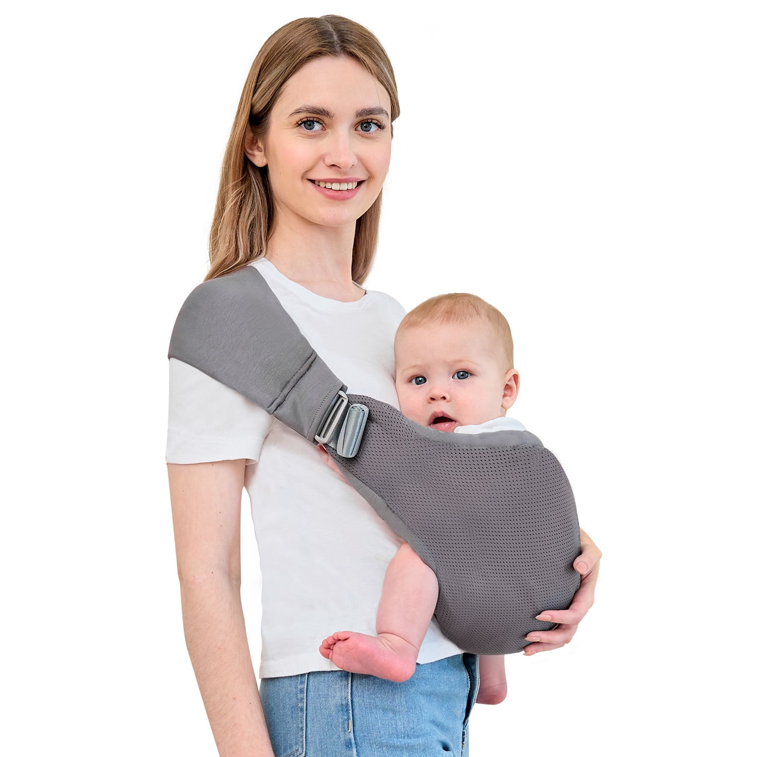 Baby Carrier Newborn to Toddler - 2-in-1 Baby Wrap & Baby Carrier - Pre ...