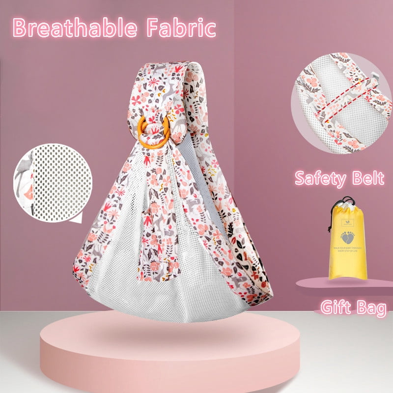 Baby Carries Cotton Wrap Sling Carrier Newborn Safety Ring Kerchief ...
