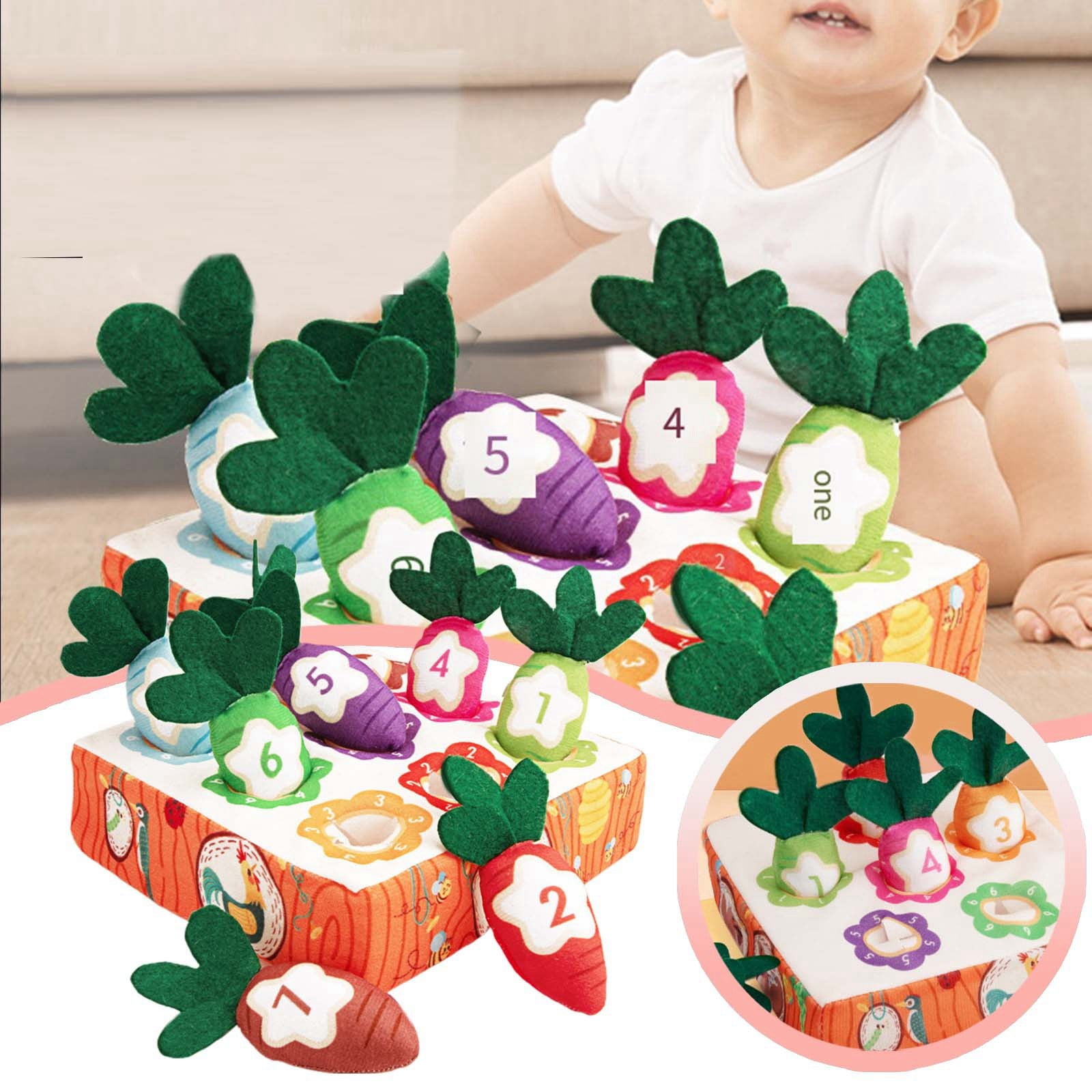 Baby Carrot Toy Interactive Baby Toy Parent Child Interaction Education ...