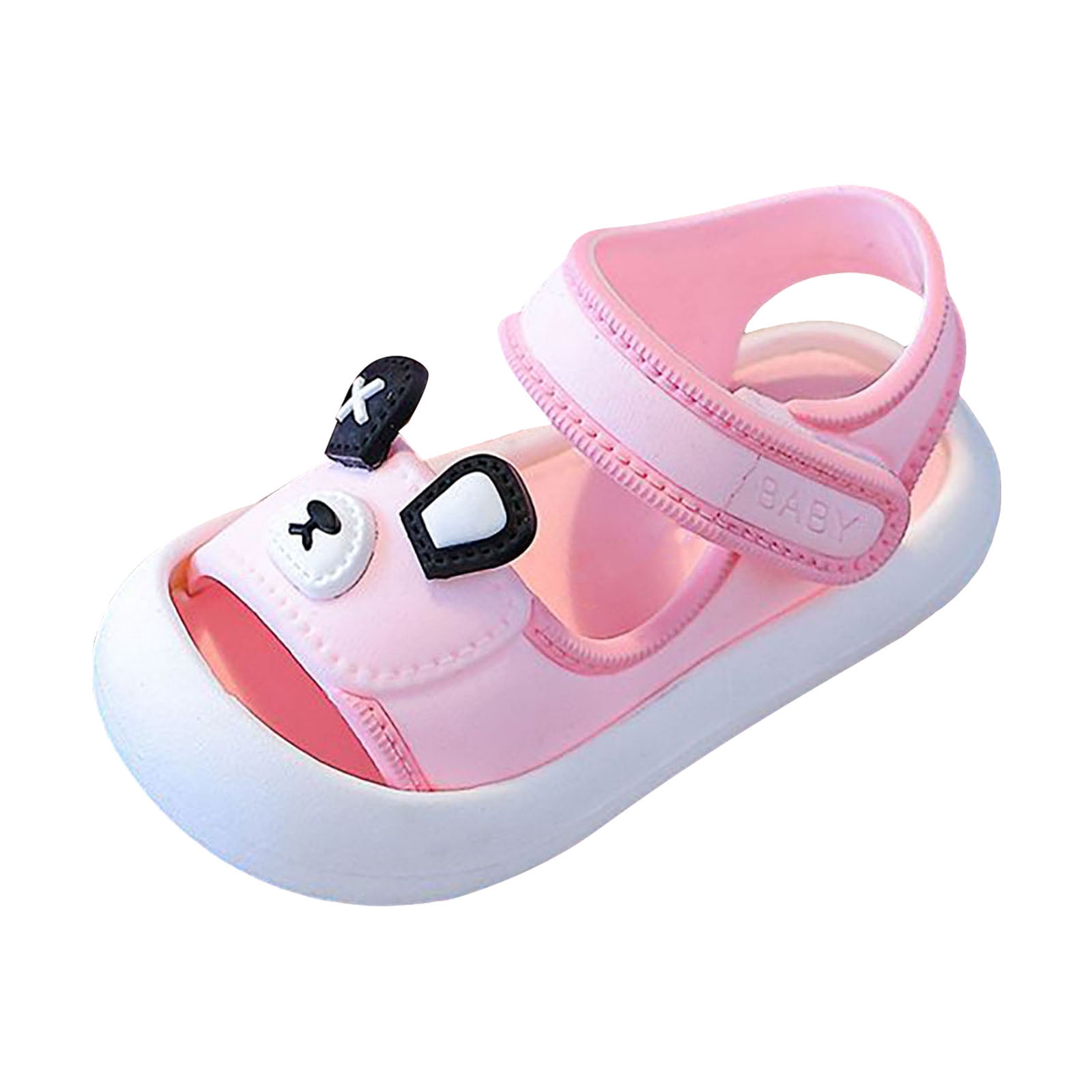 Baby Cartoon Open Toe Sandals for Boys Girls Wide Width Breathable Soft ...