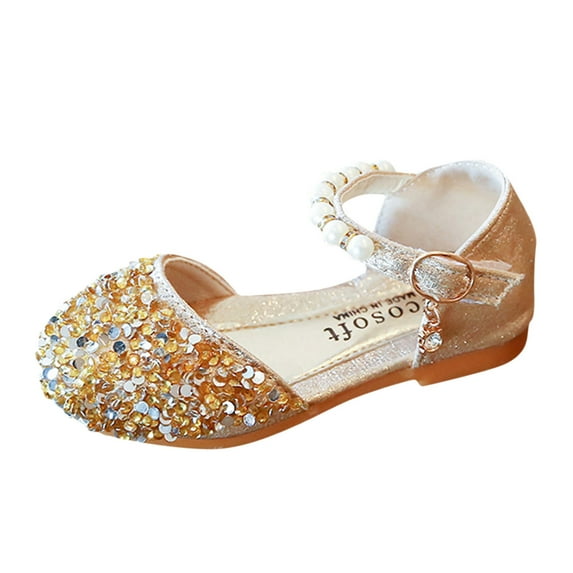 Baby Casual Shoes Rhinestone Bow & Pearl Decor Cute Princess Style ...