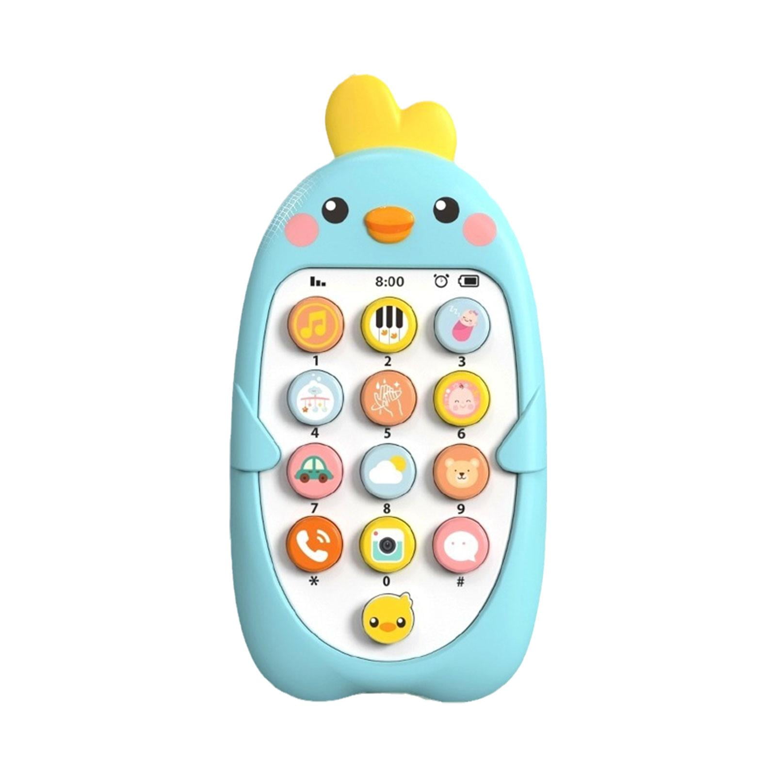 Baby Cell Phone Toy 6 To 12 Months Pretend Phones Toys U2T9 Musical For ...