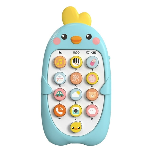 Baby Cell Phone Toy Pretend Phones Silicone Toys Musical Toy ，Chinese ...