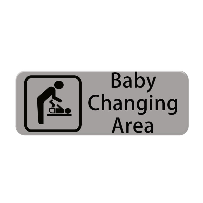 Baby Changing Area Sign Restroom Sign for Business - Bathroom Sign with ...