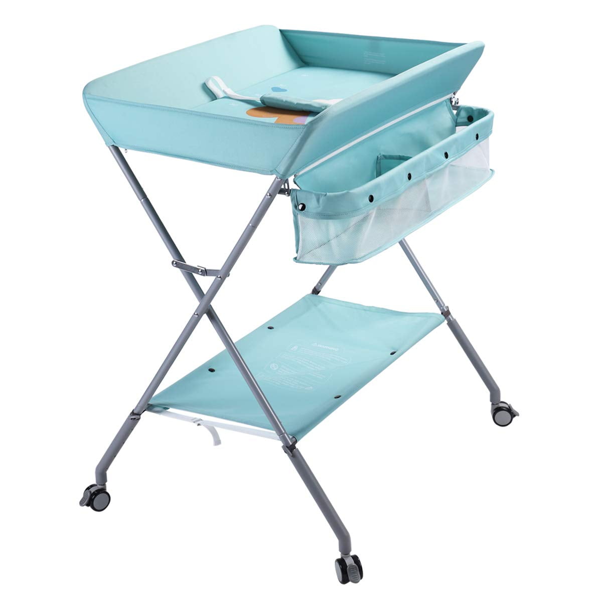 Baby Changing Table Portable Folding Diaper Changing Station with ...