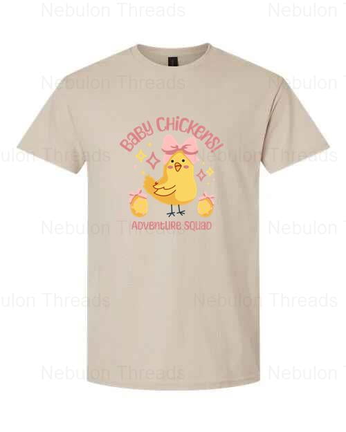 Baby Chickens T Shirt Cute and Fun Everyday Wear for Animal ...