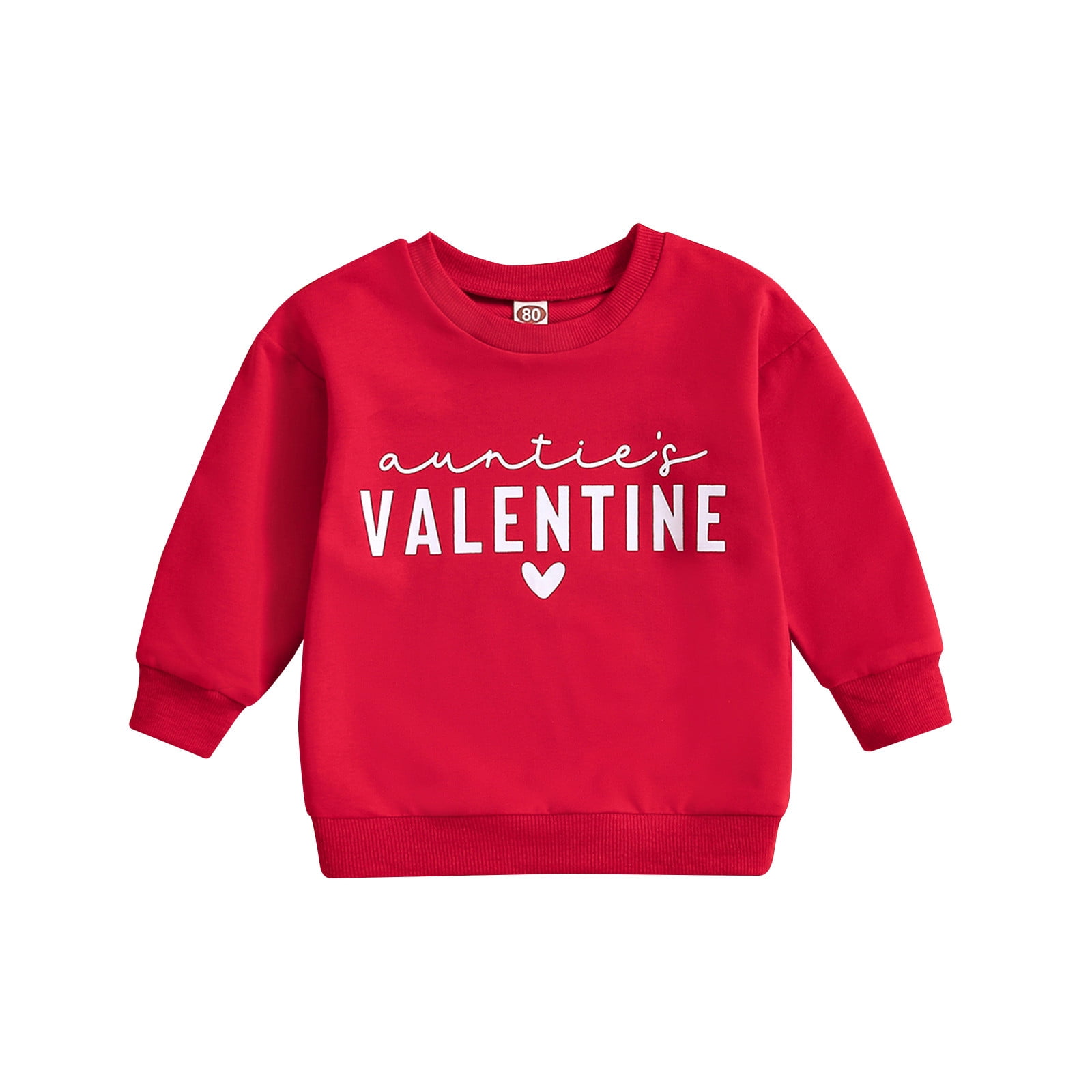 Baby Children Shirts Valentine's Day Letter Love Heart Printed Tops ...