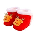 Baby Christmas Shoes, Santa Claus Deer Non-Slip Winter Shoes - Walmart.com