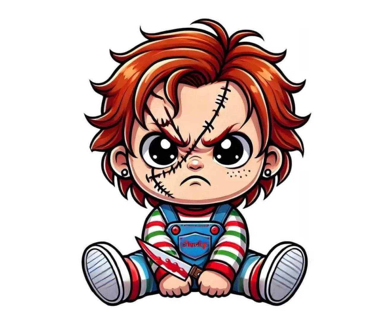 Baby Chucky Sticker Phone Decal Water Bottle Stickers Car Decals ...