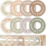 Baby Closet Dividers for Clothes,Earth Tone Nursery Closet Organizer ...
