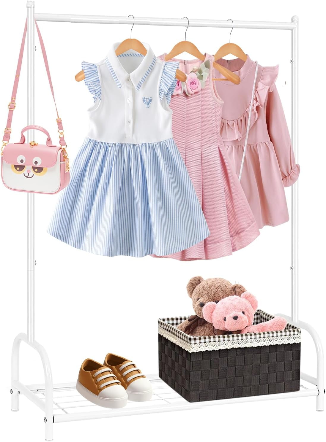 Baby Clothes Organizer, Kids Dress Up Storage Rack, Small Clothes Rack ...