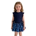 Baby Clothes for Girls Floral Print Top and Skirt Casual Ruffle 2 Piece ...