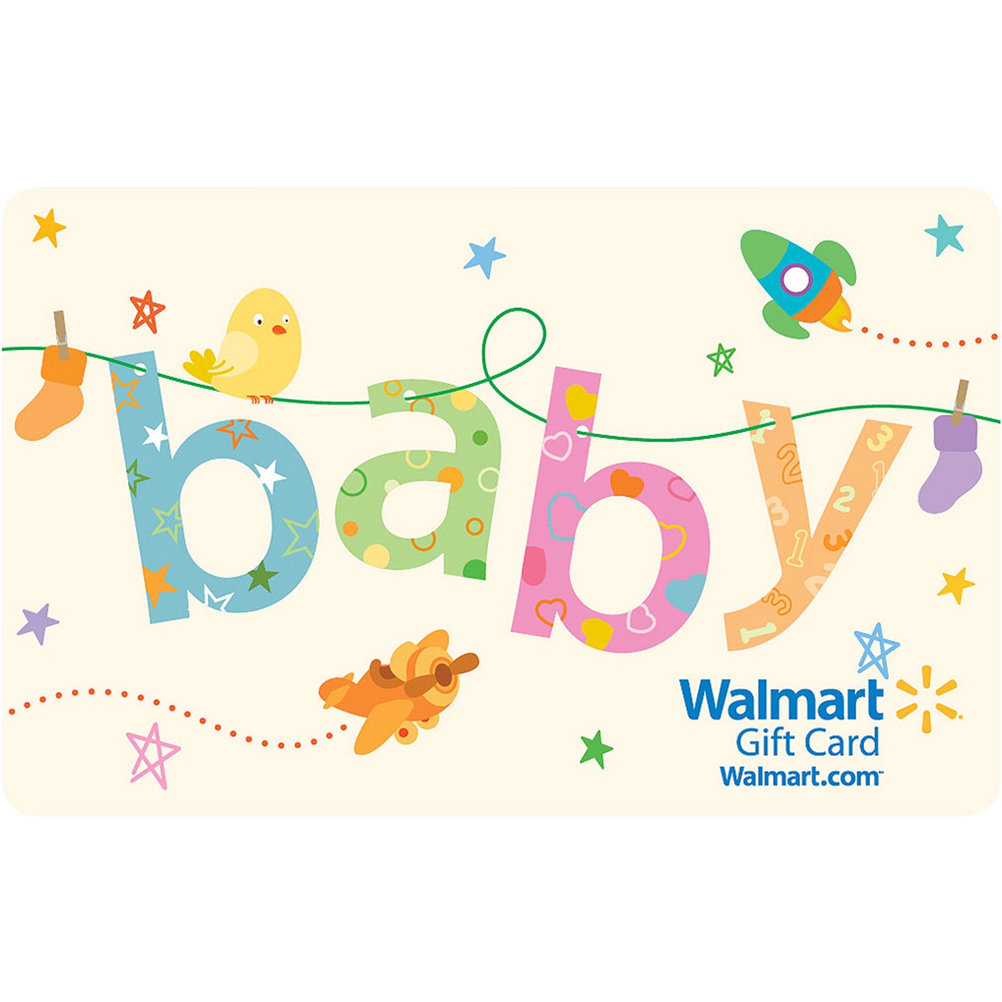 Baby Clothesline Gift Card - Walmart.com