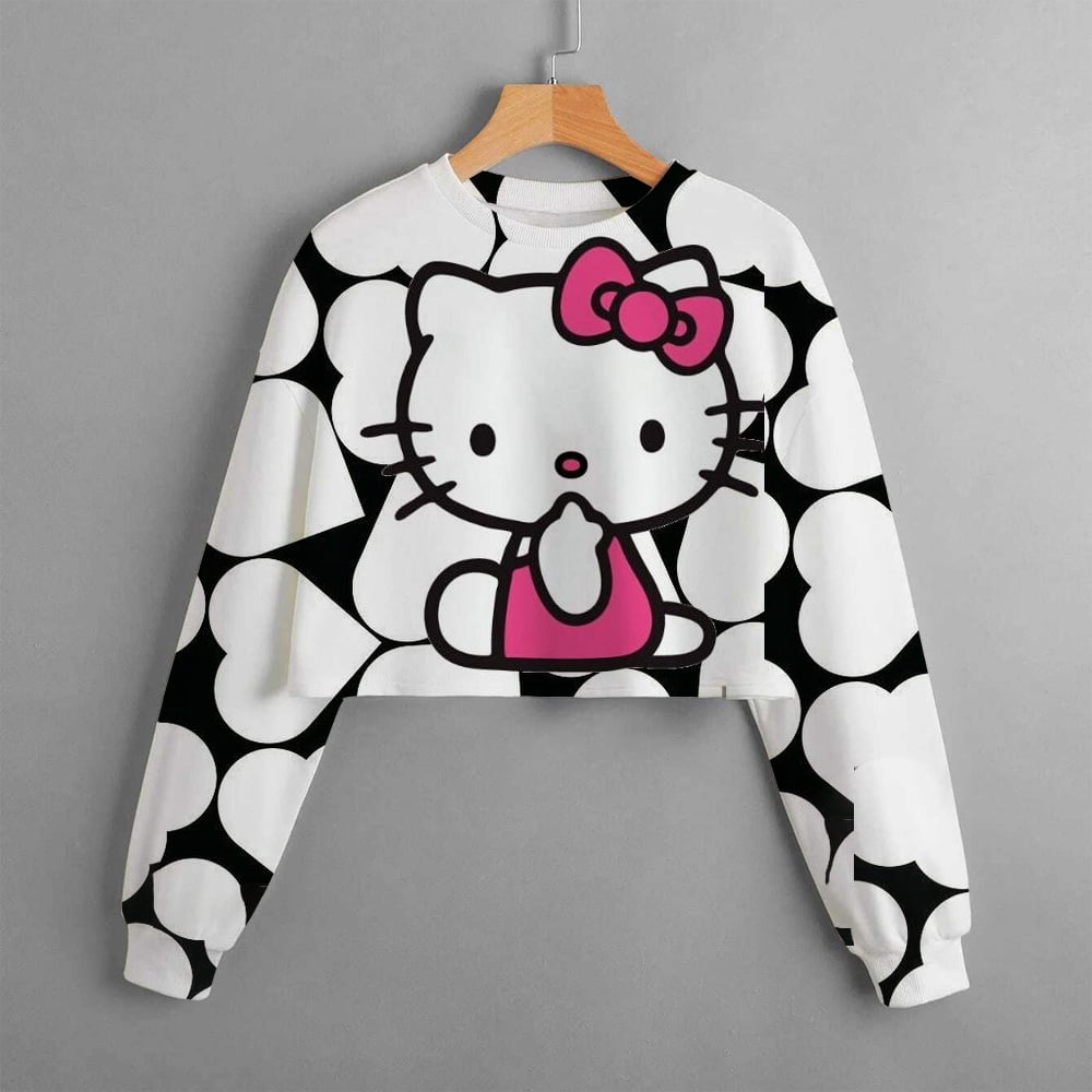 Baby Clothing Hello Kitty Hoodie Children Beautiful Girls Birthday Tops ...
