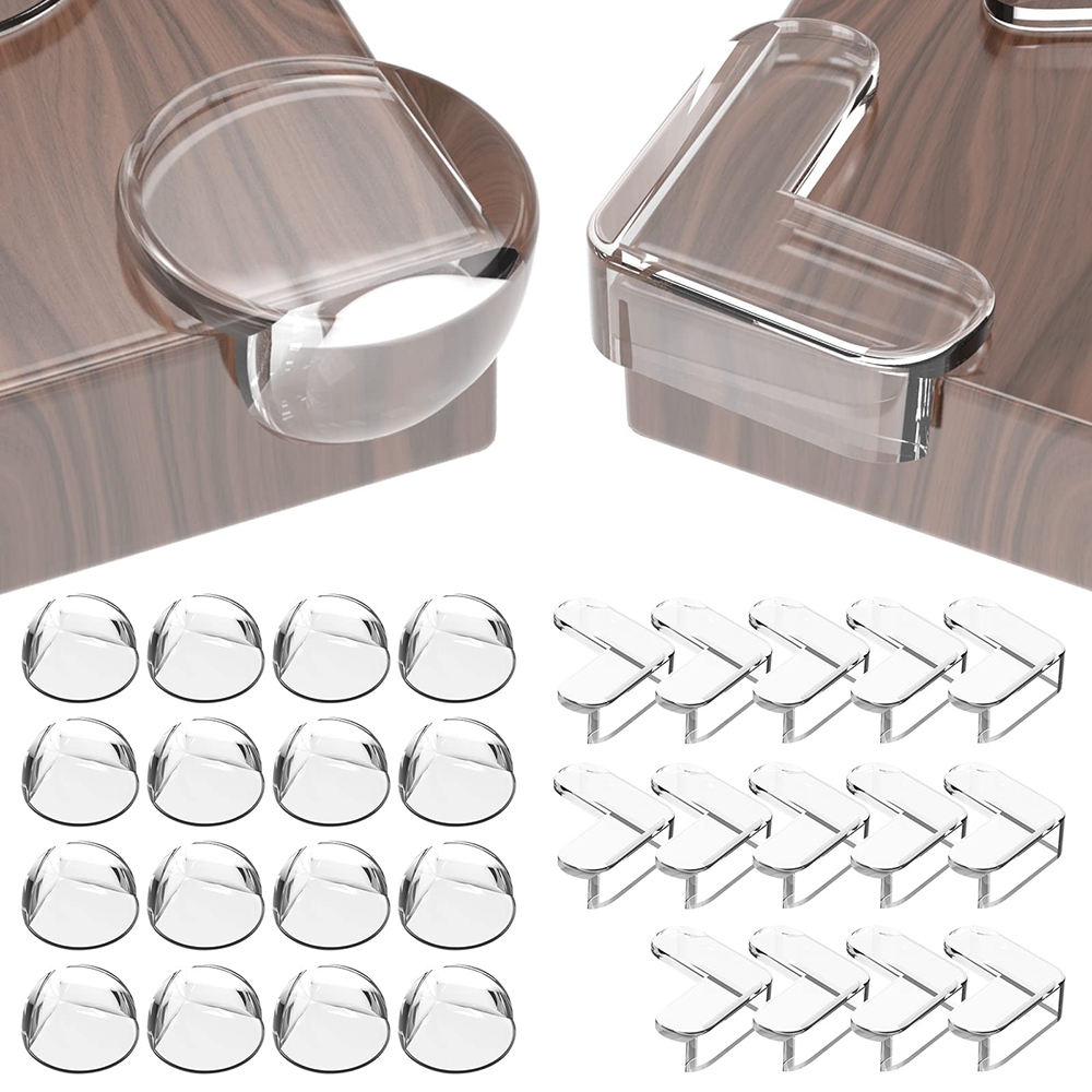 Baby Corner Protectors Pack of 12 Silicone Edge Protectors Baby Self ...