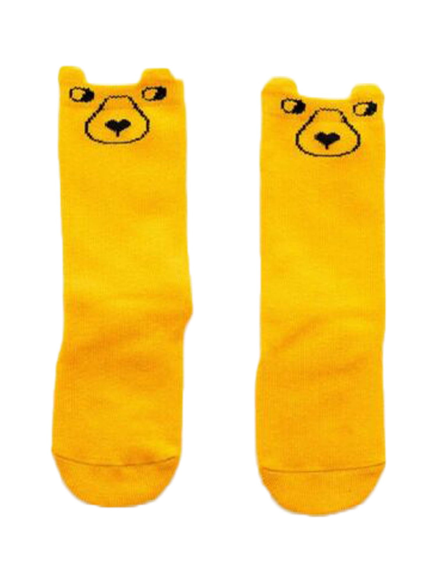 Baby Cotton Anti-Slip Knee High Socks Cute Long Leg Warmer Unisex Kids ...