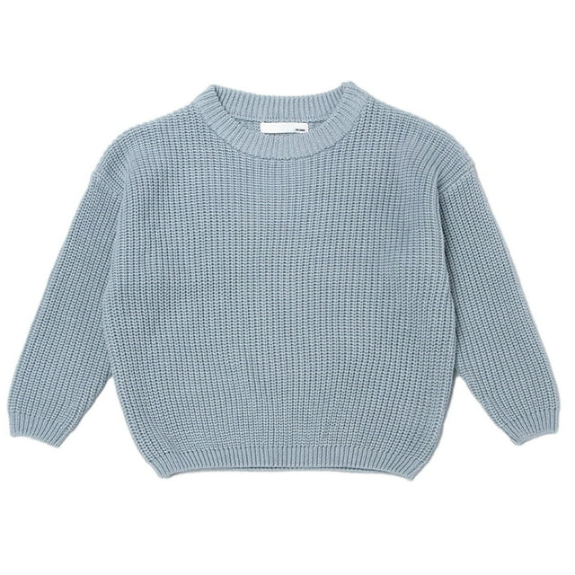 Baby Cotton Sweater Toddler Baby Girl Knit Sweaters Oversized Long ...