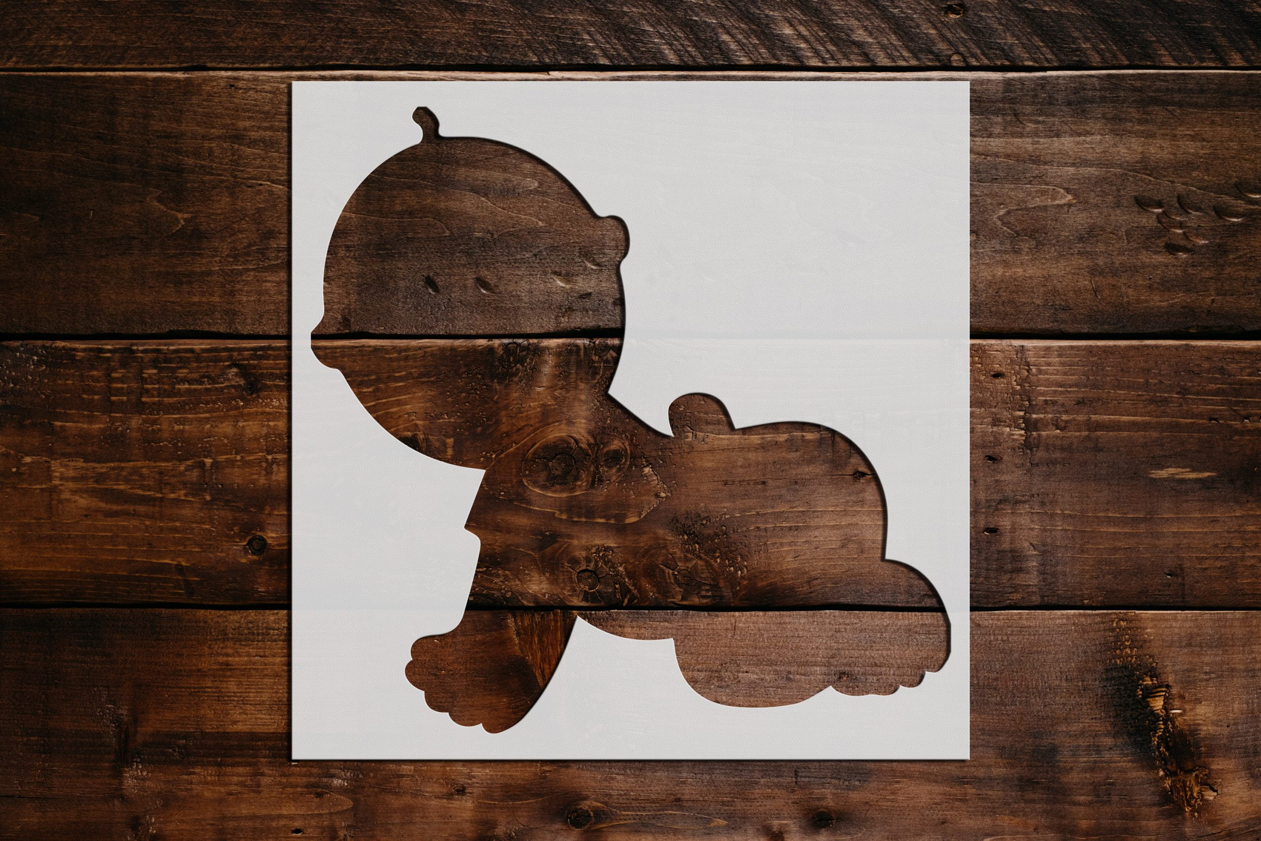 Baby Crawling Stencil - Art and Wall Stencil (30"x30") - Walmart.com