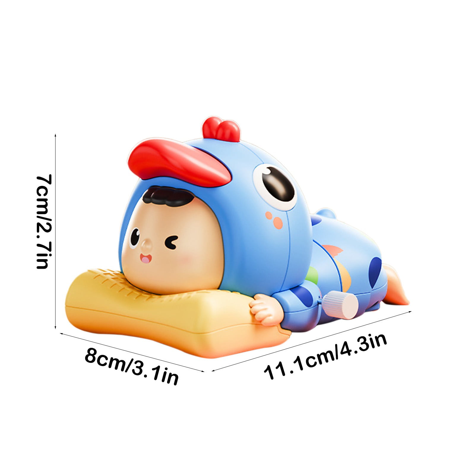 Baby Crawling Toy, Crawling Baby Toy with Winding Mechanism Funny ...