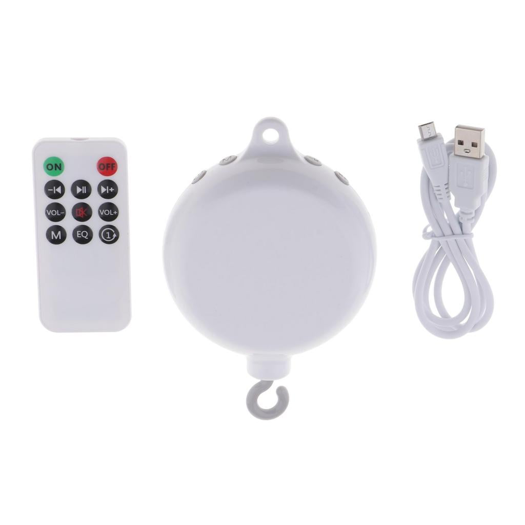 Baby Crib Bell Bedding Musical Mobile Rotary Music Box with USB ...