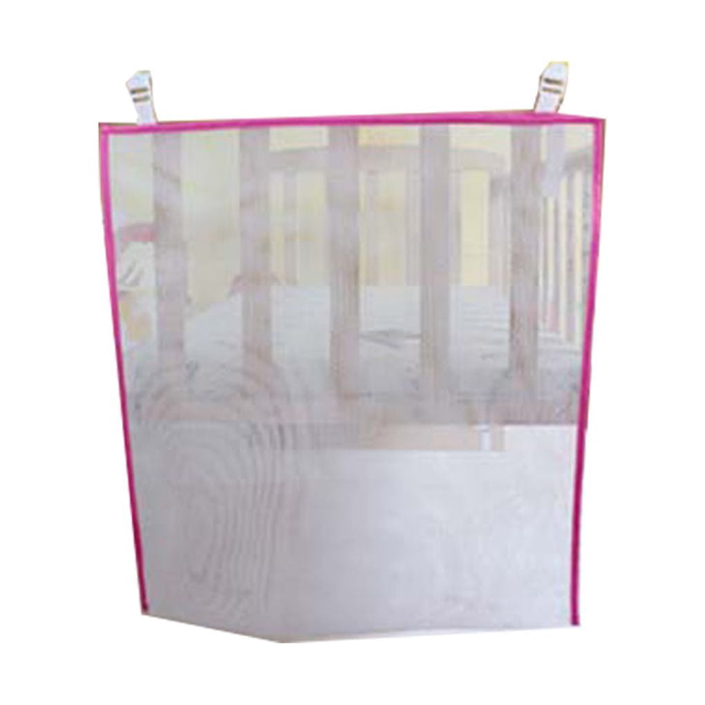 Baby Crib Mesh Bag Newborn Bedside Pouch Bumper Infant Diaper Organizer ...