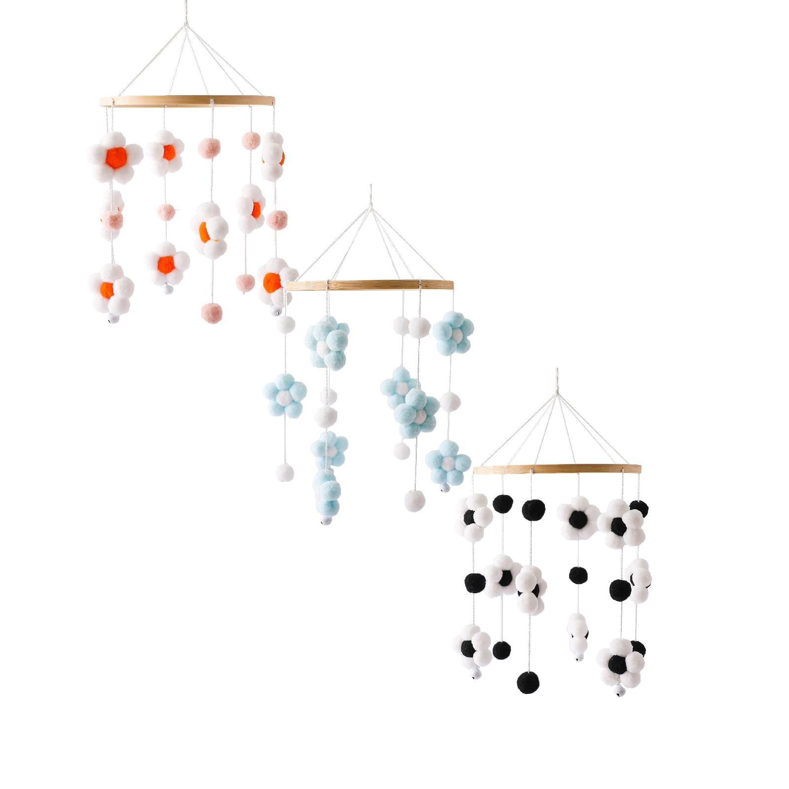 Baby Crib Mobile,Modern Boho Baby Mobile,Soothing Musical Crib Mobile ...