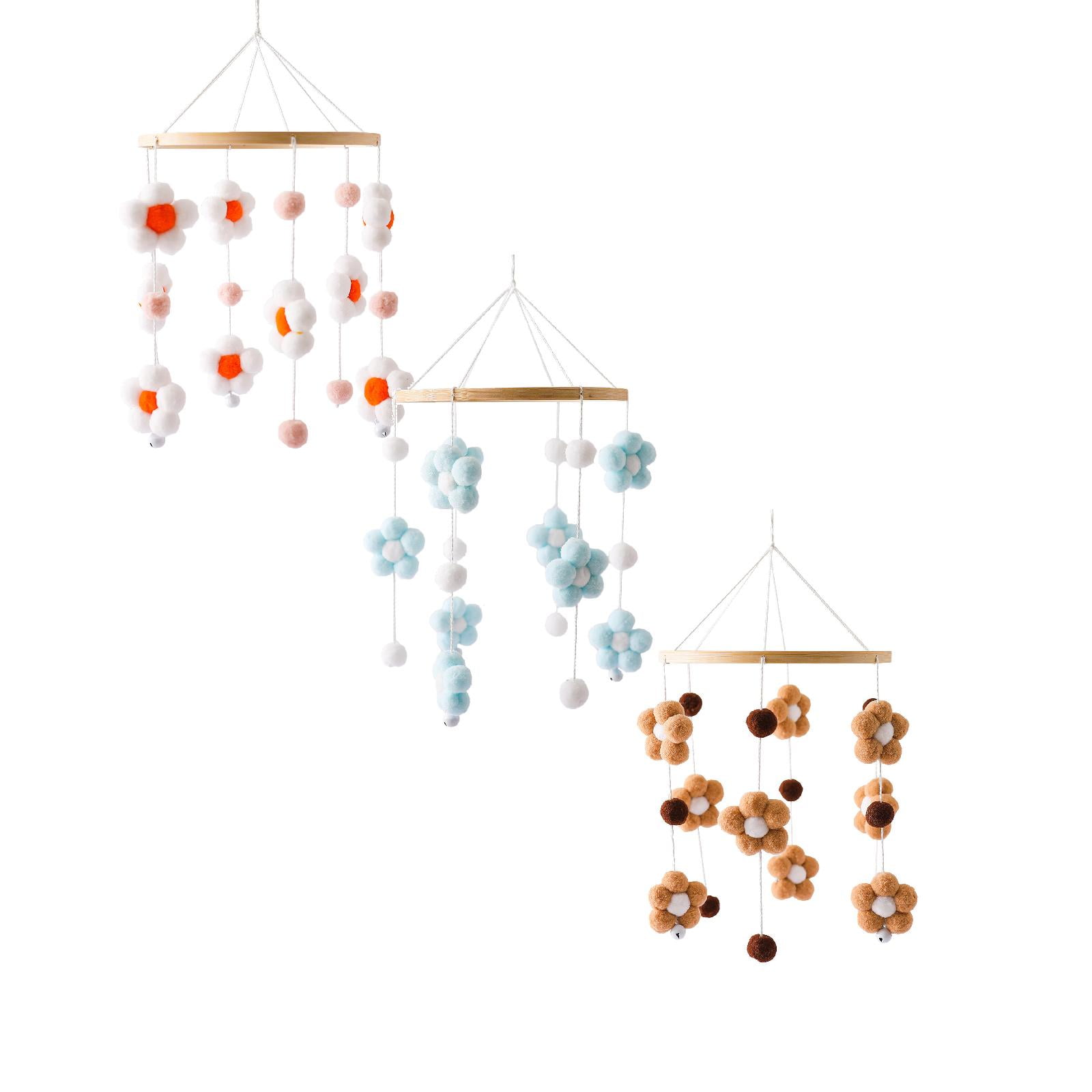 Baby Crib Mobile,Modern Boho Baby Mobile,Soothing Musical Crib Mobile ...