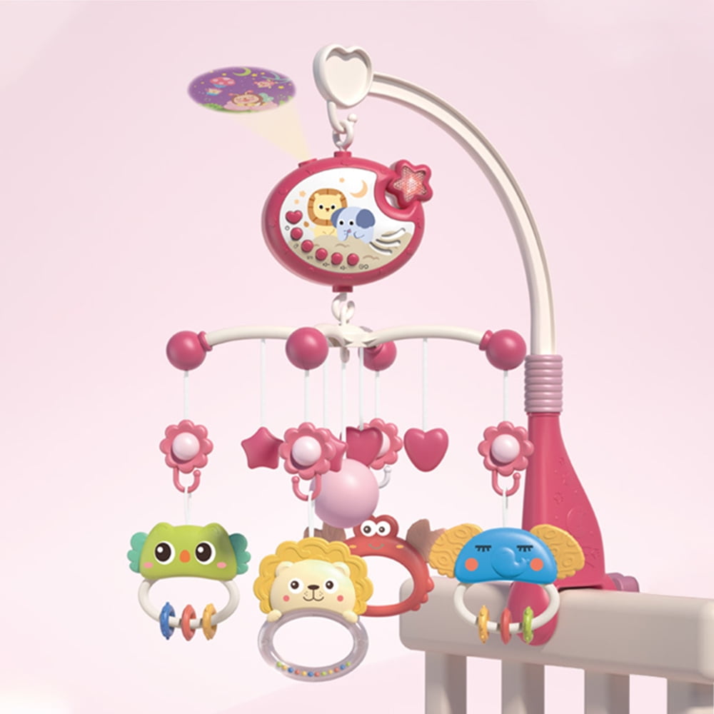Baby Crib Mobile with Music and Lights, Mobile for Crib with Remote ...