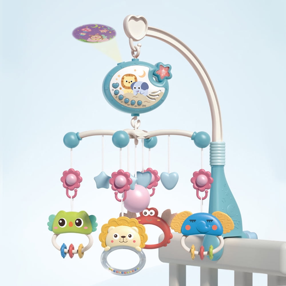Baby Crib Mobile with Music and Lights, Mobile for Crib with Remote ...