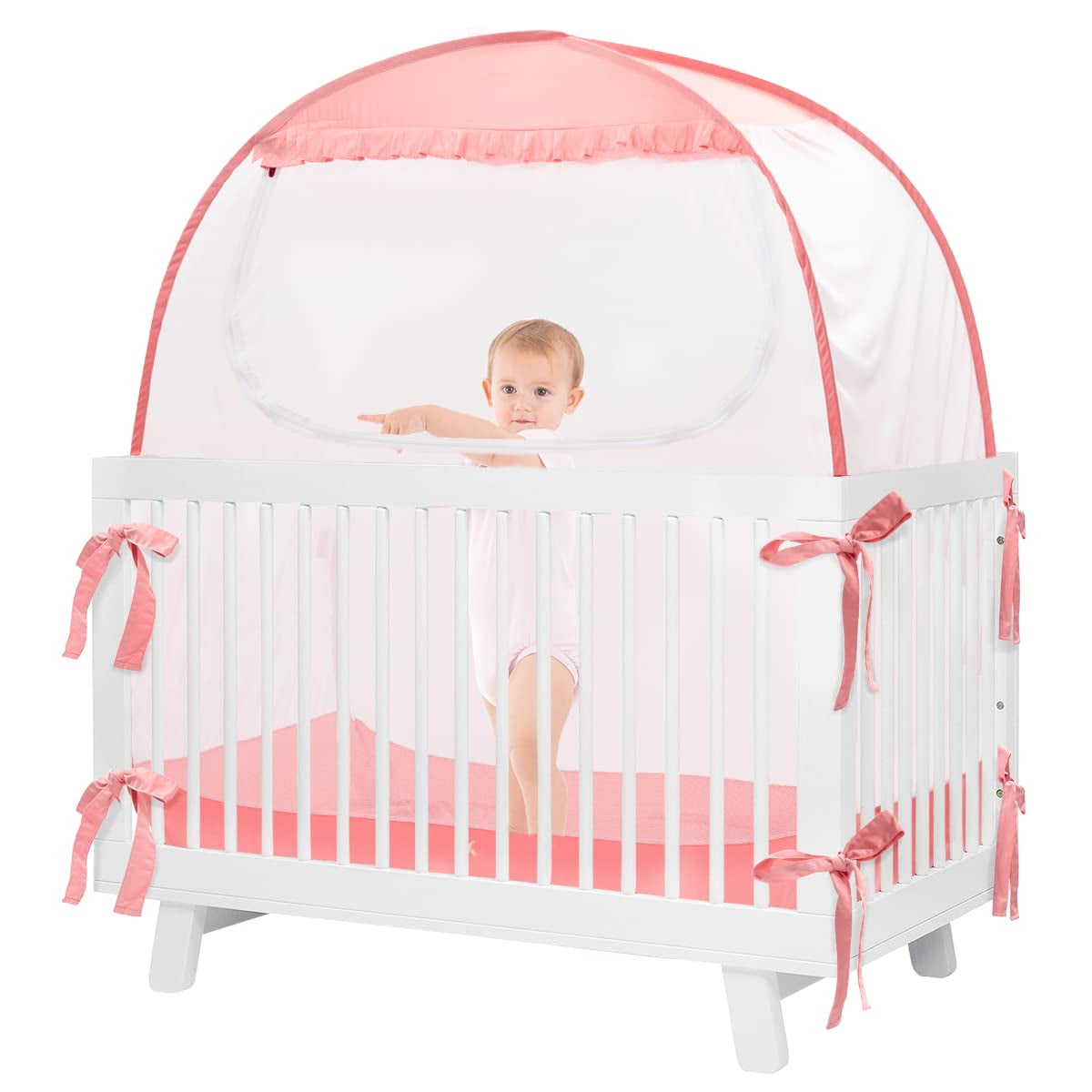 Baby Crib Tent, Crib Cover to Keep Baby from Climbing Out, Baby ...