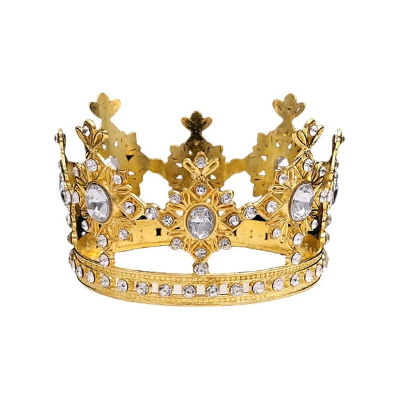 Baby Crystal Rhinestone Crown Mini Tiara Wedding Headband Princess ...