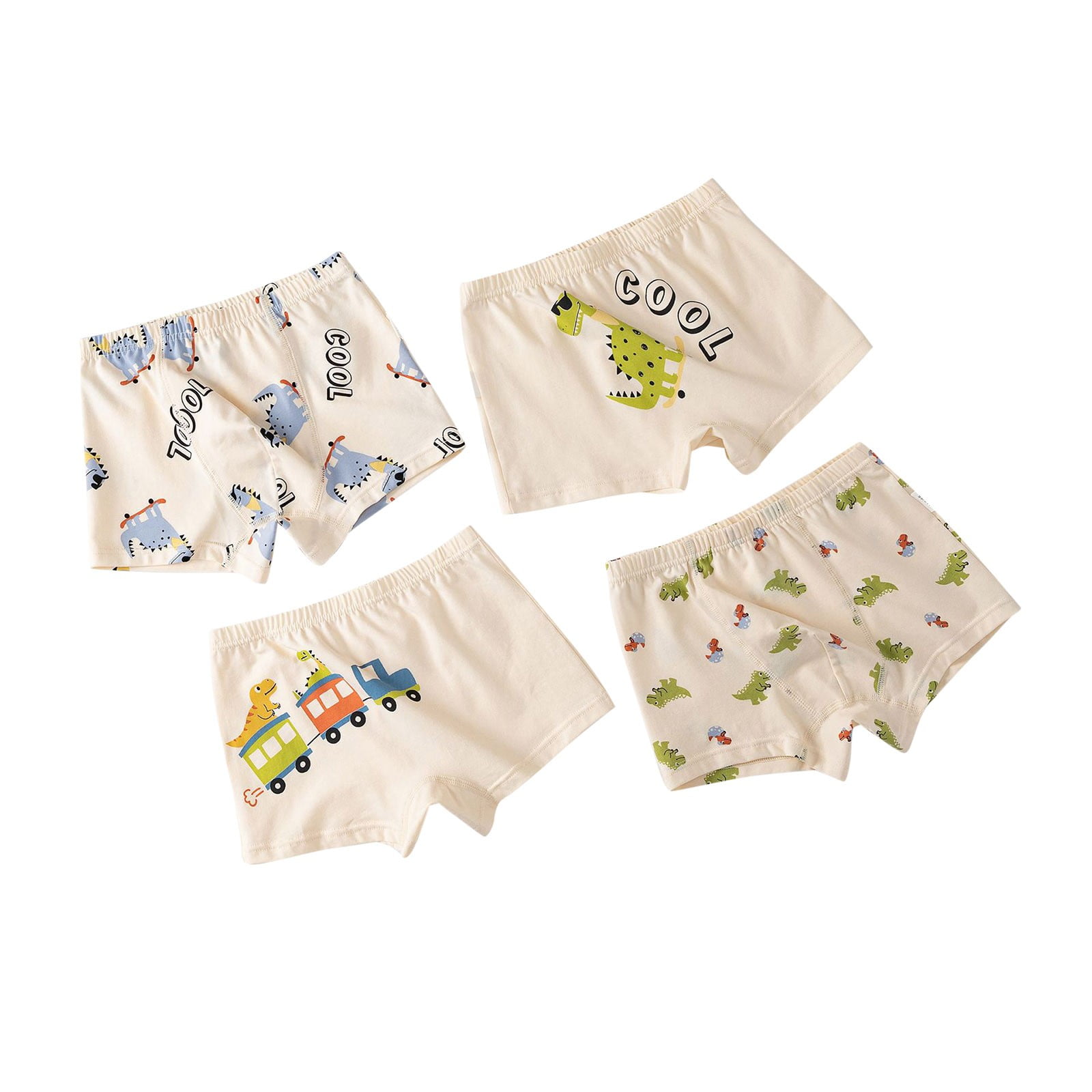 Baby Days Savings! Miqool 4-Pack Baby Boys Boxer Briefs Toddler Soft ...