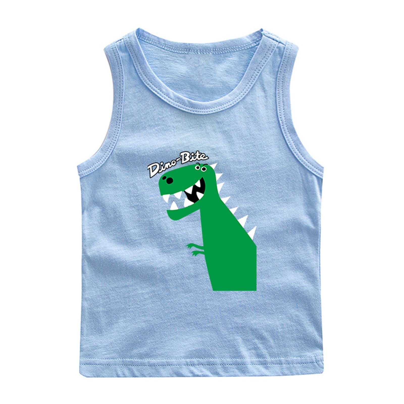 Baby Days Savings Miqool Toddler Baby Boys Girls Dinosaur Tank Tops ...