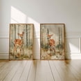 Baby Deer Forest Themed Nursery Art Woodland Animal Nursery Wall ...