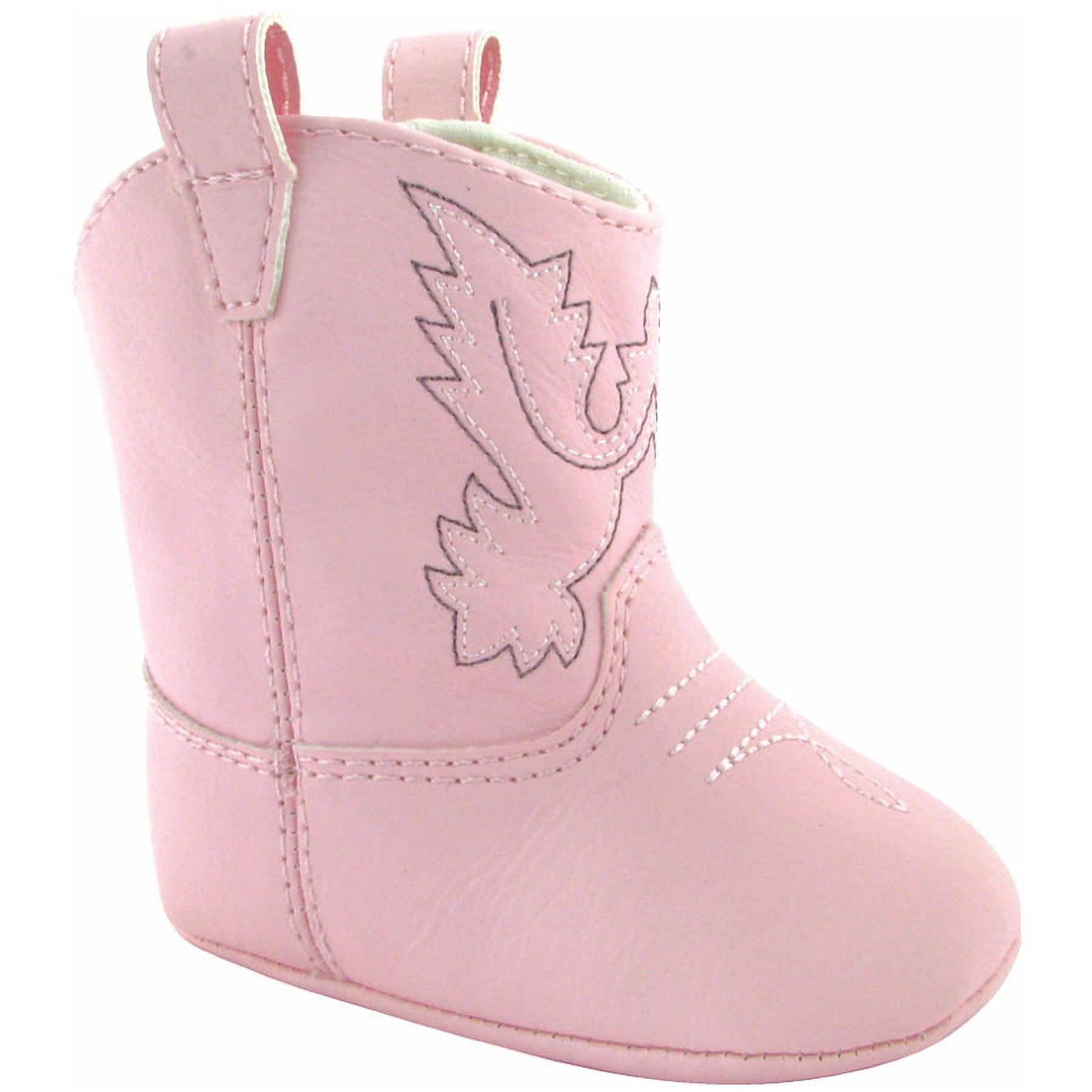 Baby Deer Unisex Infant Cowboy Boots, Soft Sole, Western Style, Pink ...