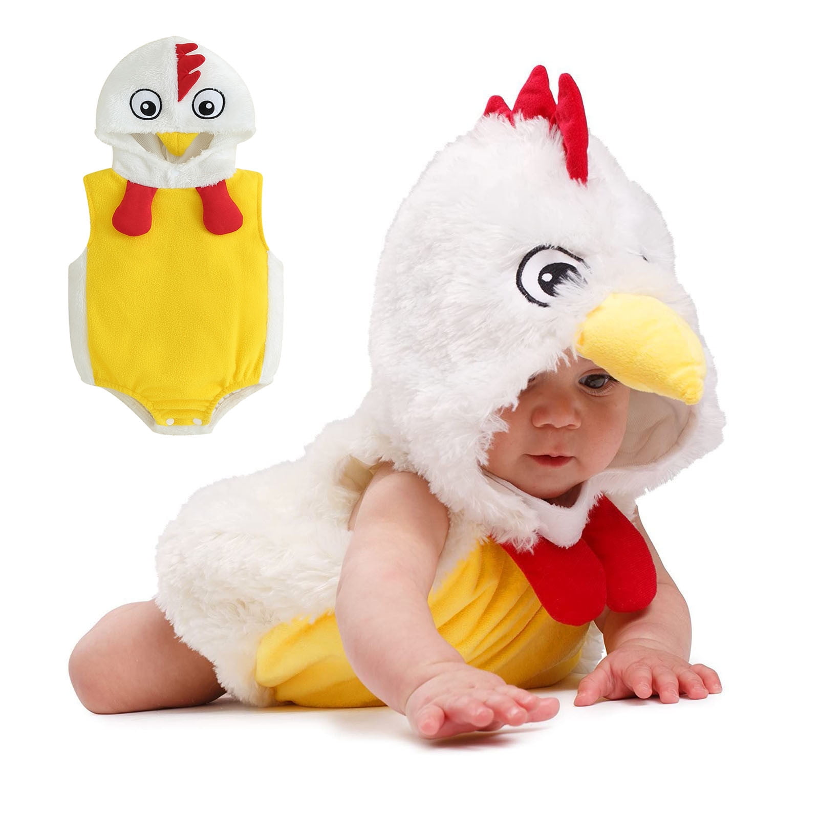 Baby Delas!Toddler Chicken Onesie Costumes for Baby Boy Girl Bodysuit ...