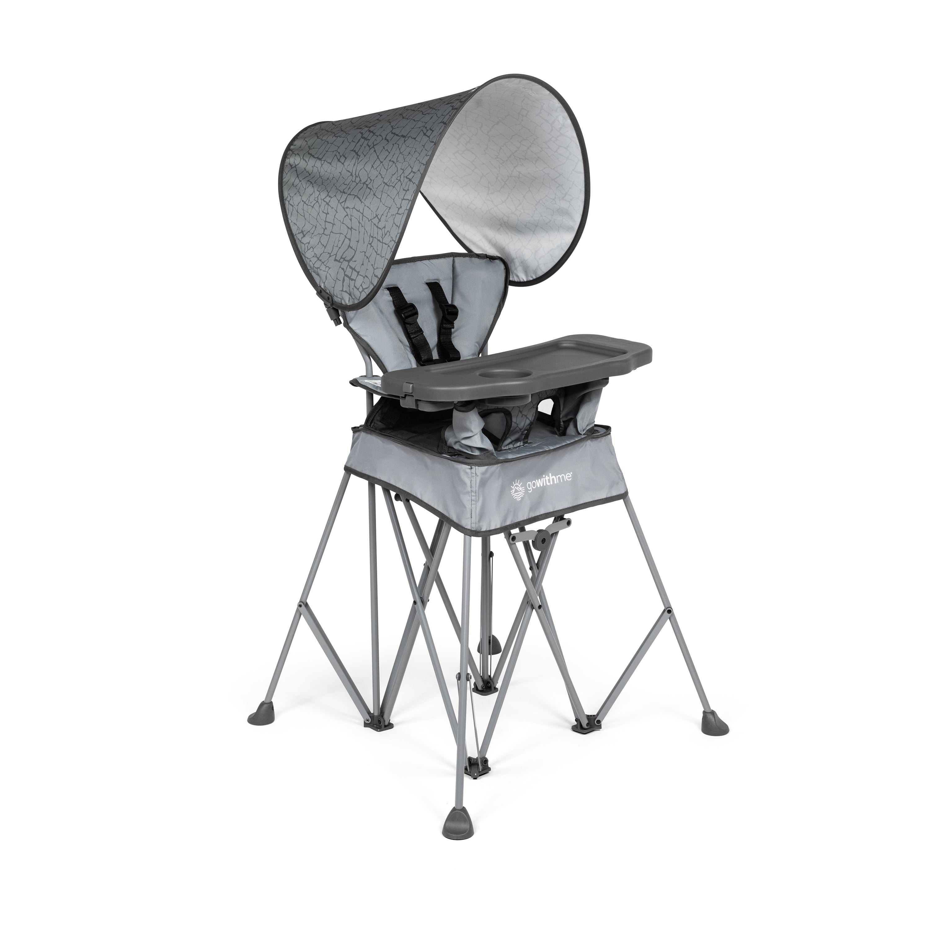 Go With Me Uplift Deluxe Portable High Chair with Canopy - Elephant ...