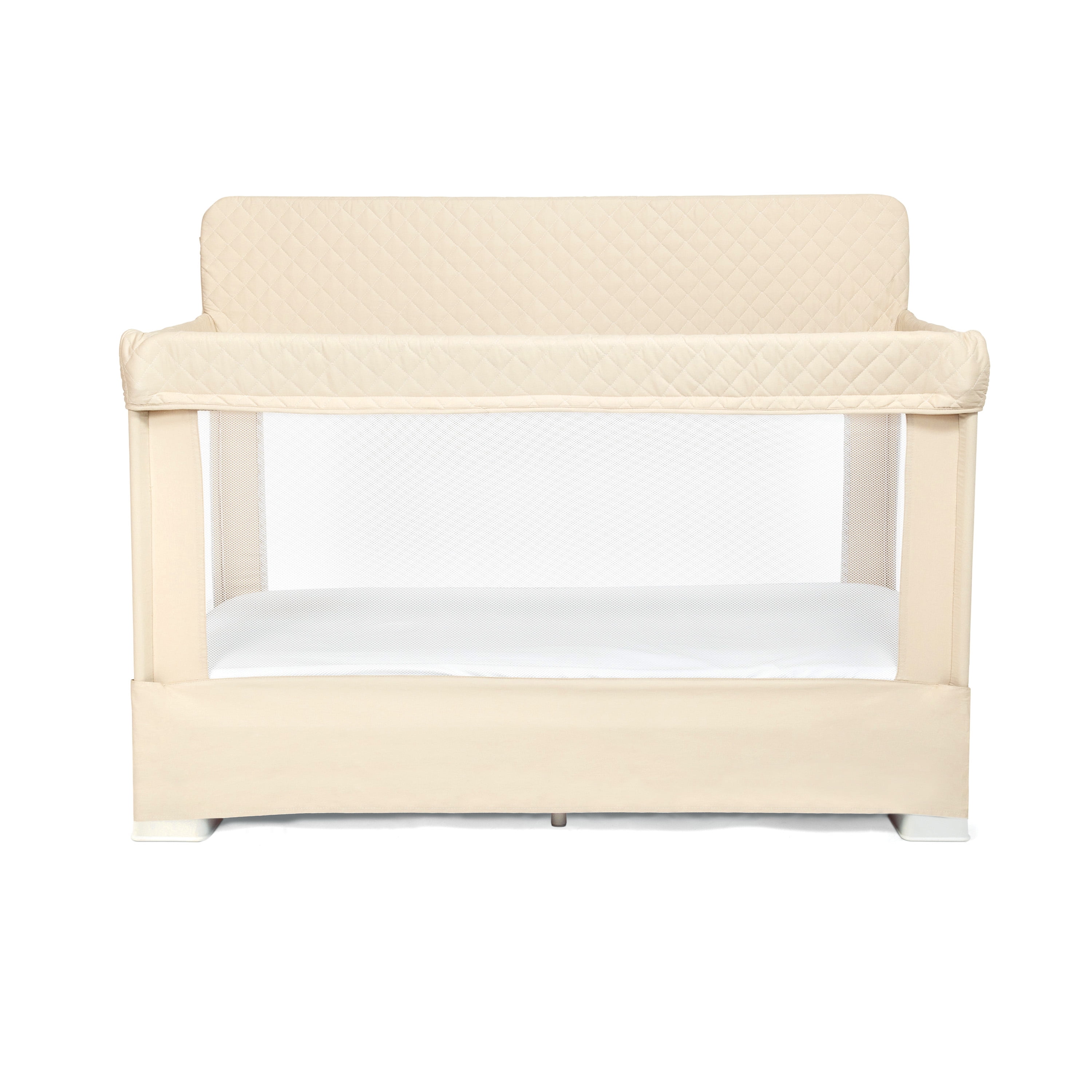 Baby Delight Lunaire Full Size Mesh Infant Crib & Playard, Organic Oat ...