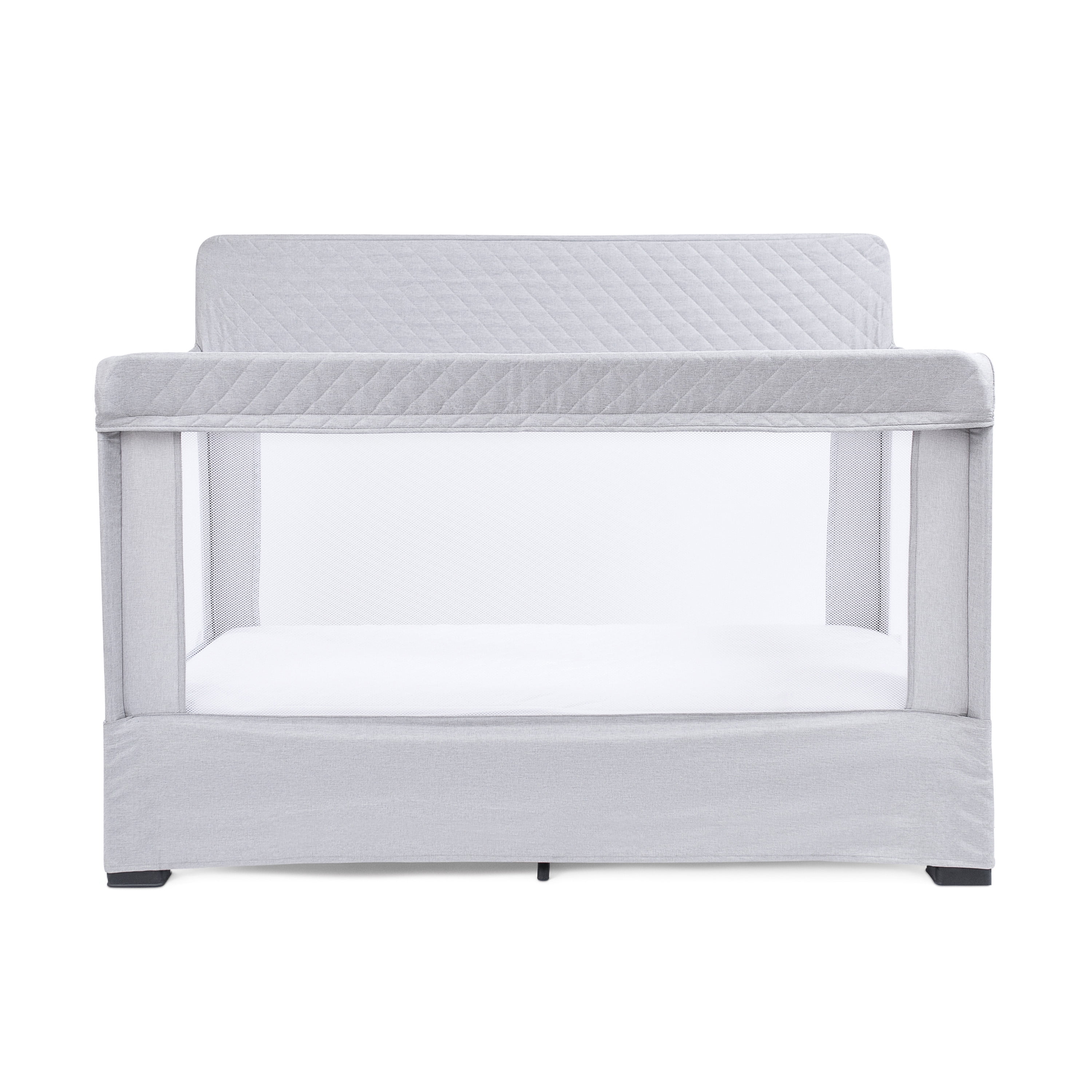 Baby Delight Lunaire Full-Size Mesh Baby Crib & Playard, Pebble Grey ...