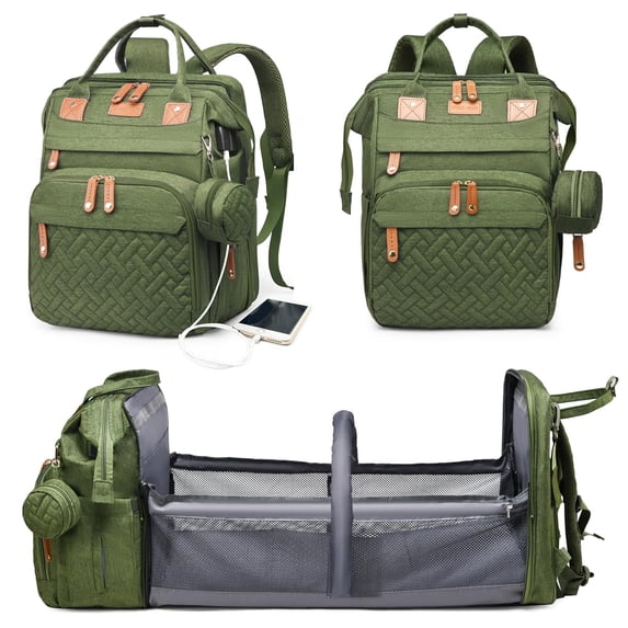 Morfone Baby Diaper Bag Backpack, Large Waterproof Travel Bag, Changing ...