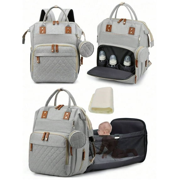 Baby Diaper Bag Backpack with Changing Station, Multifunction ...