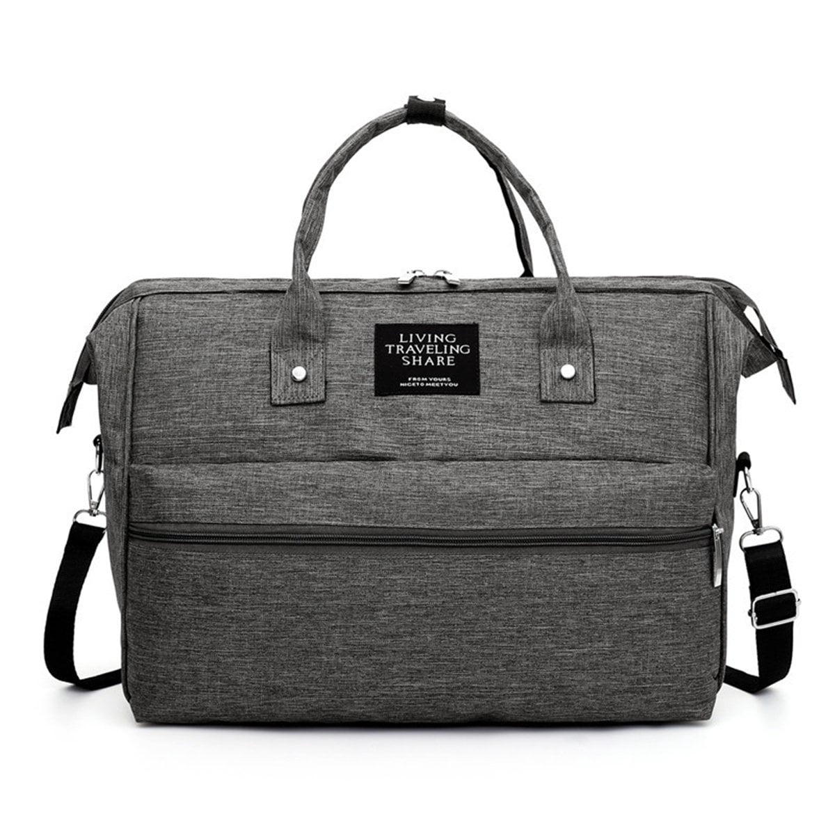Baby Diaper Bag Handbag Travel Tote Shoulder Bags,Gray - Walmart.com