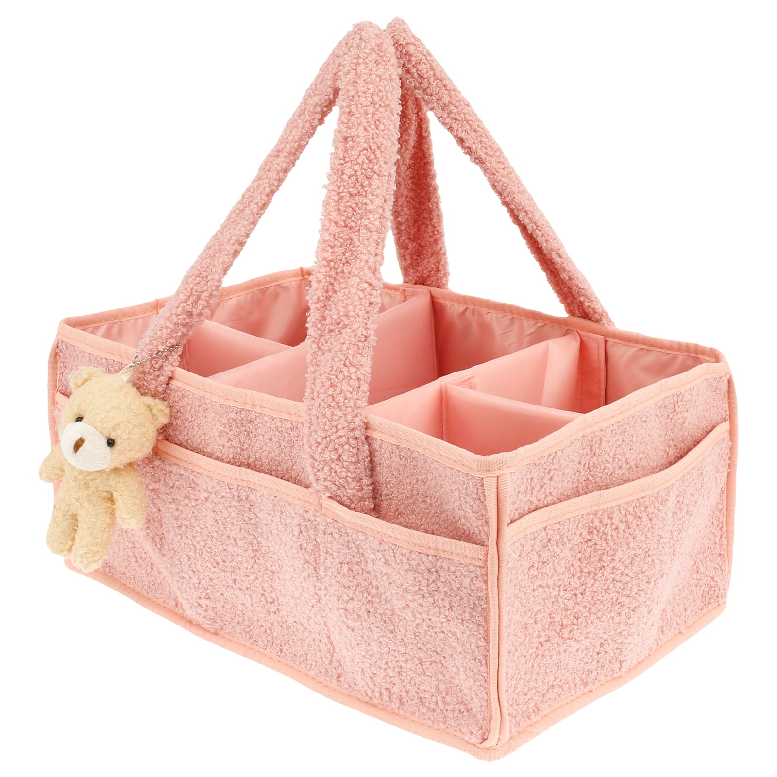 Baby Diaper Caddy with Removable Dividers Portable Diaper Caddy ...